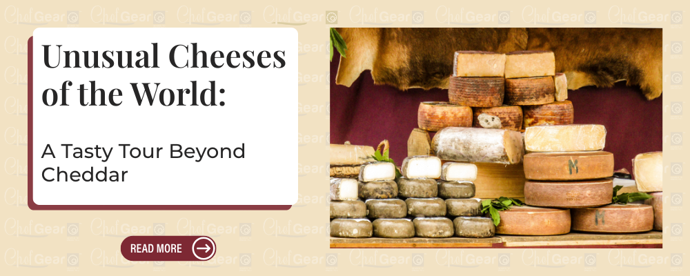 Unusual Cheeses of the World: A Tasty Tour Beyond Cheddar – Chef Gear